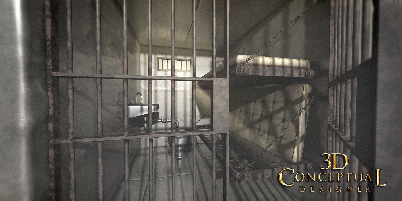 3DconceptualdesignerBlog: 3D Stock Model Build Review Prison Cell ...